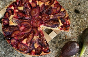 Baked Fig and Plum Cake | Wild for food